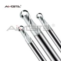 China 2 Flute Ball Nose End Mills 1mm - 10mm Milling Cutter For Copper Electrodes for sale