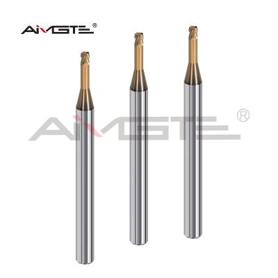 China Deep Groove Carbide Radius End Mill Precision 4 Flute H6 For Hardened Steel for sale