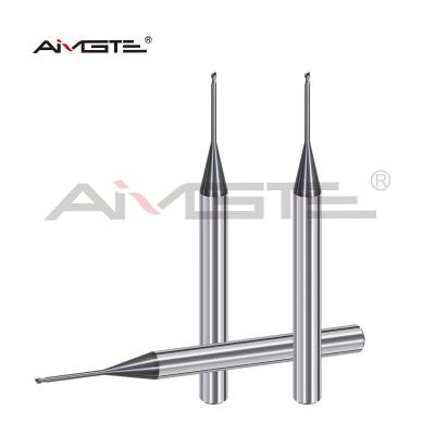 China 2 Flute Flat Bottom End Mill Deep Groove Carbide Milling Cutter For Steel Stainless for sale