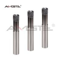 China 20 Flute Custom End Mill 20mm Solid Carbide Corner Radius End Mill High Feed Long Reach for sale