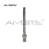 China 1mm - 20mm Custom End Mill Carbide Expansion Reamer With Spiral Flutes Thread Shank for sale