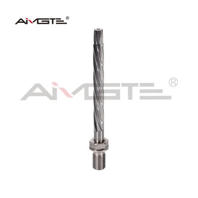 China 1mm - 20mm Custom End Mill Carbide Expansion Reamer With Spiral Flutes Thread Shank for sale