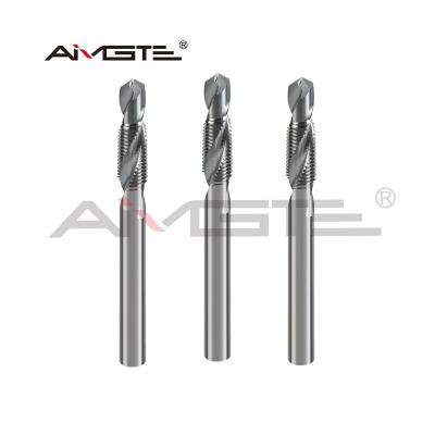 China TiAlN Coated Carbide Drill Bit High Speed Carbide Drill Tap Combination Tool for sale