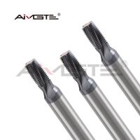 China High Speed Carbide Thread Milling Cutter M4 - M20 CNC Mill Tool Full Profile for sale
