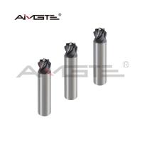 China Industrial Step End Mill 4 Flutes For Mold Steel Die Making Precision Machining for sale