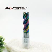 China U Groove Aluminum End Mill h6 45 Degree Helix End Mills 12mm Ultra Long Life for sale