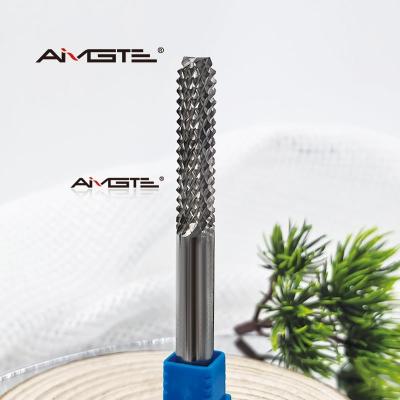 China 4mm 6mm Carbide End Mills for PCB - Corn Tooth Tungsten Steel Engraving Cutters for Circuit Board Machining for sale