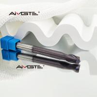 China 8mm 2 Flute TiAlN Coated Carbide End Mill  Extra Long Length Deep Slot Cutting Tool for Steel  Stainless for sale