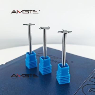 China 20mm 4 Flute Custom Tungsten Steel T Slot Cutter High Precision T Type Milling Tool for Metalworking for sale