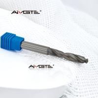China 2 Flute Coolant Through Drill for Aluminum High Speed CNC Carbide Drill Bit with Internal Coolant Channels Precision Hole Making Tool for sale