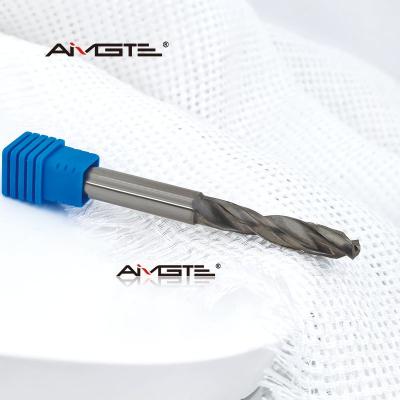 China 2 Flute Coolant Through Drill for Aluminum High Speed CNC Carbide Drill Bit with Internal Coolant Channels Precision Hole Making Tool for sale