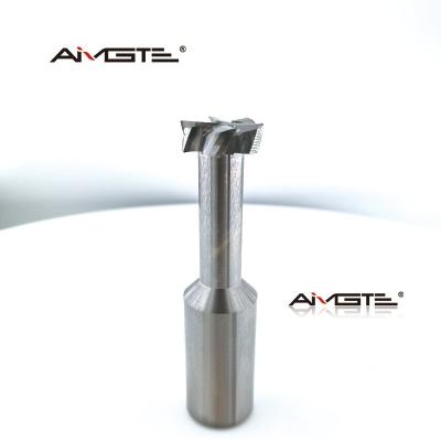 China Tungsten Carbide 6 Flutes T Slot Milling Cutter Hardened Steel Aluminum End Mill CNC Router Bit for T Type Groove 6mm 8mm 10mm 12mm Shank for sale
