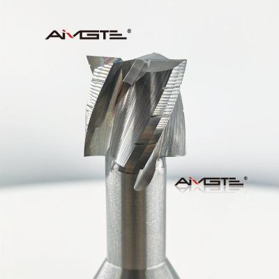 China 4 Flute T Slot End Mill With Chip Breaker Carbide Milling Cutter For Steel Aluminum CNC Grooving Tool Industrial Grade 16mm 20mm Shank for sale