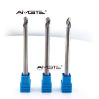 China 6mm 2 Flute Extra Long Carbide Chamfer Cutter Extended Reach Deburring Tool For Aluminum High-Speed CNC Machining 45° 60° 90° Angle Options for sale