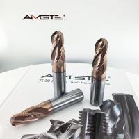 China Premium 20mm 4 Flute Carbide Ball Nose End Mill  Extra Long Life for Steel Titanium Hard Metals for sale