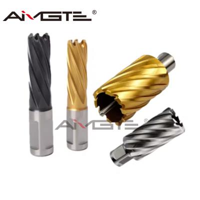 China High Efficiency 50% Faster Annular Cutter Diamond Carbide Drill Bit for Steel Structure Hole Cutting for sale