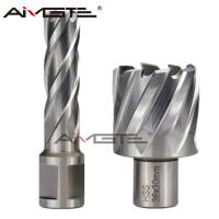 China Hss Annular Cutter Right Angle Shank Core Drill Bit Drills for Steel Plate Mental Drilling for sale