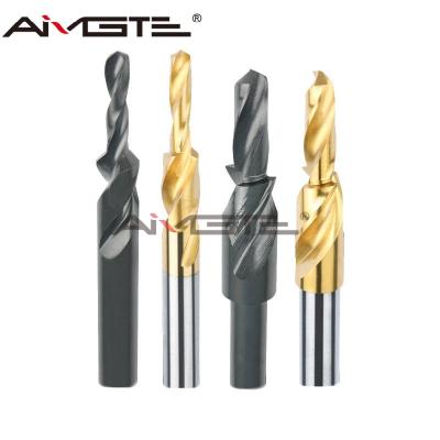 China M35 HSS-CO Cobalt Two Stage Step Drill Bit Screw Twist Countersink Drill for Stainless Drilling and Chamfering for sale