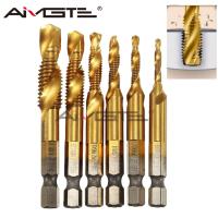China HSS Drill Manufacturer Hss 6542/M2 Metric Thread Combination Drill and Taps Set for Metal for sale