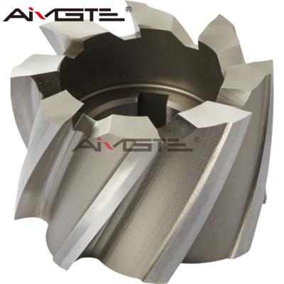China Carbide, High Speed Steel Tipped Roughing End Mills Milling Cutter for sale