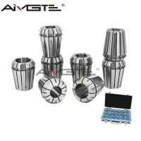 China Spring Collet Din6499b Milling Machine Er32 Collets Set Er32-18pcs 65mn Steel High Precisipon 0.008mm Er Collet for Cnc for sale