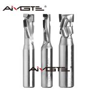 China CNC PCD Spiral Router Bit 1/2*1/2*30 PCD Profile Milling Tool Helical Wood Router Bit Diamond PCD Router Bit for sale