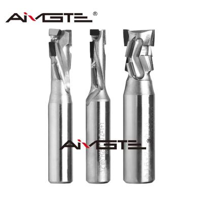 China CNC PCD Spiral Router Bit 1/2*1/2*30 PCD Profile Milling Tool Helical Wood Router Bit Diamond PCD Router Bit for sale