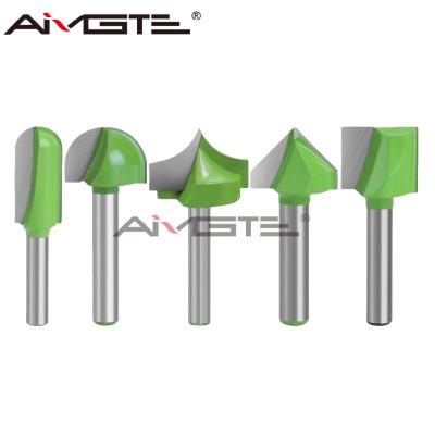China CNC Bits Cut Round Over Carbide Cleaning Bottom Bit Groove Engraving Cnc Router Bits for Wood Woodworking for sale