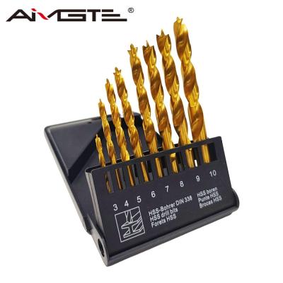 China 8 Pcs Wood Working Brad Point Drill Bit Hole Drill Bit for Wood for sale