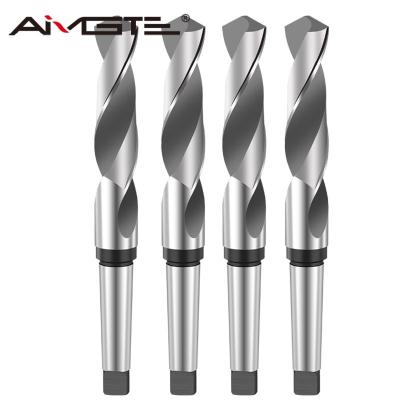 China High Speed Steel Cobalt HSS-Co 5% M35 DIN345 Drill Bits HSS M2/6542 Morse Taper Shank Twist Drill Bit for Steel for sale