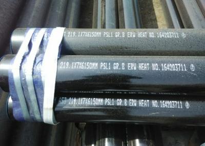 China API 5L GR.B ERW Steel Pipe Welded Black Pipe For Offshore Oil / Gas Pipelines for sale
