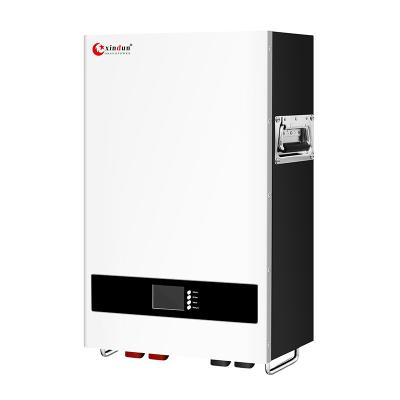 China Wall Mounted LiFePO4 Powerwall 51.2V 100Ah 5120Wh Home Solar Battery for sale