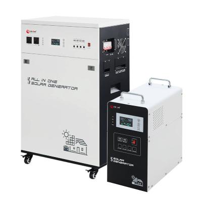 China ESS Solar Inverter with Battery 1KVA to 7KVA Pure Sine Wave Off Grid 12V 24V 48V for sale