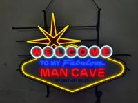 China Custom Logo New Design MAN CAVE  PVC Led Neon Sign for sale