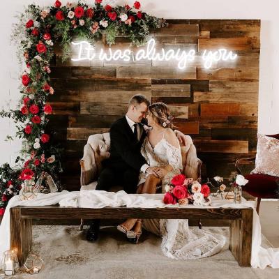 China Free Design Warm Romantic Custom Made LED Letter Wedding Neon Light Neon Signs for sale