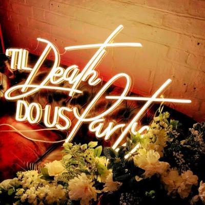 China 80cm 40cm Shelf Outdoor Neon Lighted Sign 5mm Backboards Hanging for sale