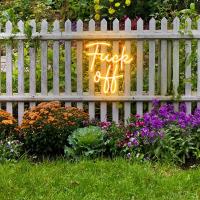 China 8mm PS Board Acrylic Neon Lighted Sign 50cm IP67 Balcony for sale