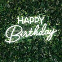 China White 65cm LED Neon Signs Approx 2m 3d Letters With Lights for sale