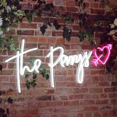 China 30cm Silicone UL Neon Wall Signs Advertising Pvc Ip67 Acrylic Light Board for sale