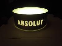 China 20mm Round Led Bottle Glorifier Engraved Acrylic Lighted Bar Shelves for sale