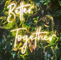 China Better Toether Til Death LED Light Up Custom Neon Open Beer Bar Custom Neon Light Signs for sale