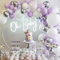 China New Waterproof Oh Baby Landscape Lamps Acrylic Light Letters Flexible LED Custom Neon Sign Lights for sale