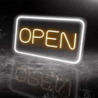 China 80CRI Outdoor Neon Open Sign Bar Open Light Up Sign 240Vac for sale