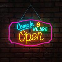 China 240V Advertising Led Neon Open Sign Bar Open Sign Neon 40c for sale