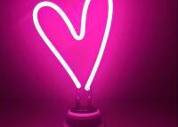 China 7x17 Neon Light Desk Lamp Rohs Neon Sign Table Lamp for sale