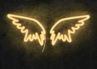 China Wall Mounting Milky White LED Neon Signs 3d Light Signage 45cm Rohs for sale