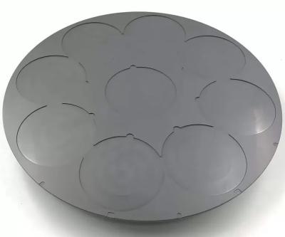 China Silicon Carbide Tray & SiC Wafer Holder with 1650°C Max Service Temp, High Thermal Conductivity, and Plasma & Corrosion Resistance for ICP Etching for sale