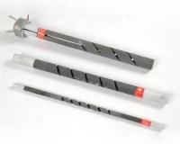 China High-Efficiency Float Glass Heating Elements with Solid Beta Silicon Carbide Construction and 1500℃ Max Service Temp for sale