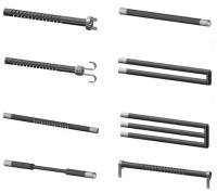 China 1500C Max Service Temp High Purity SiC Customized Size Silicon Carbide Heater SIC Heating Element for sale