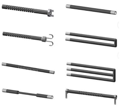 China 1500C Max Service Temp High Purity SiC Customized Size Silicon Carbide Heater SIC Heating Element for sale
